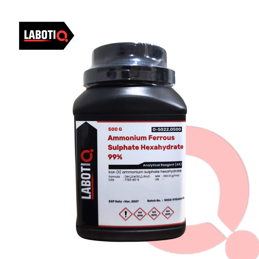 Ammonium Ferrous Sulphate Hexahydrate 99% AR 500 gr – LABOTIQ