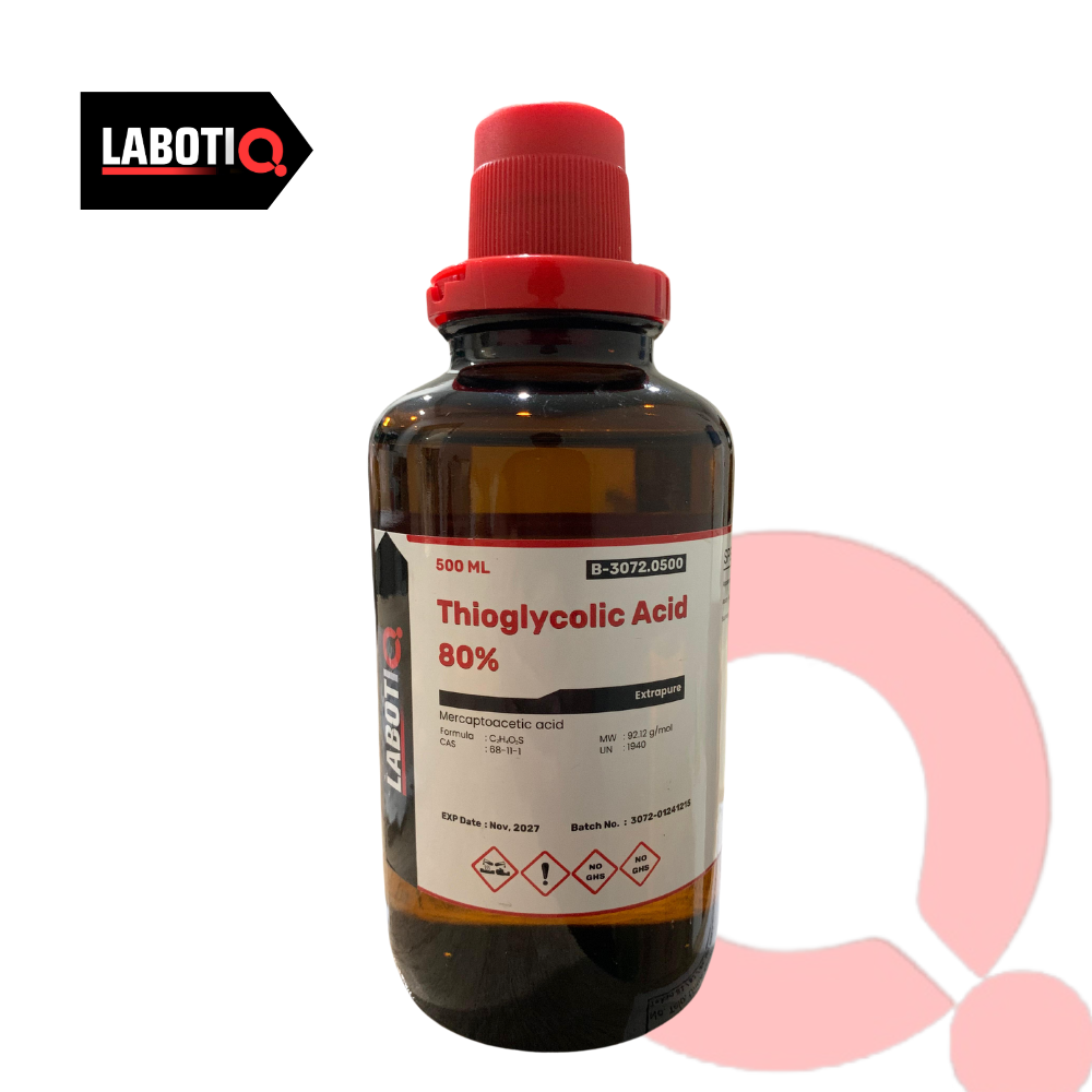 Thioglycolic Acid 80% Extrapure 500 mL – LABOTIQ