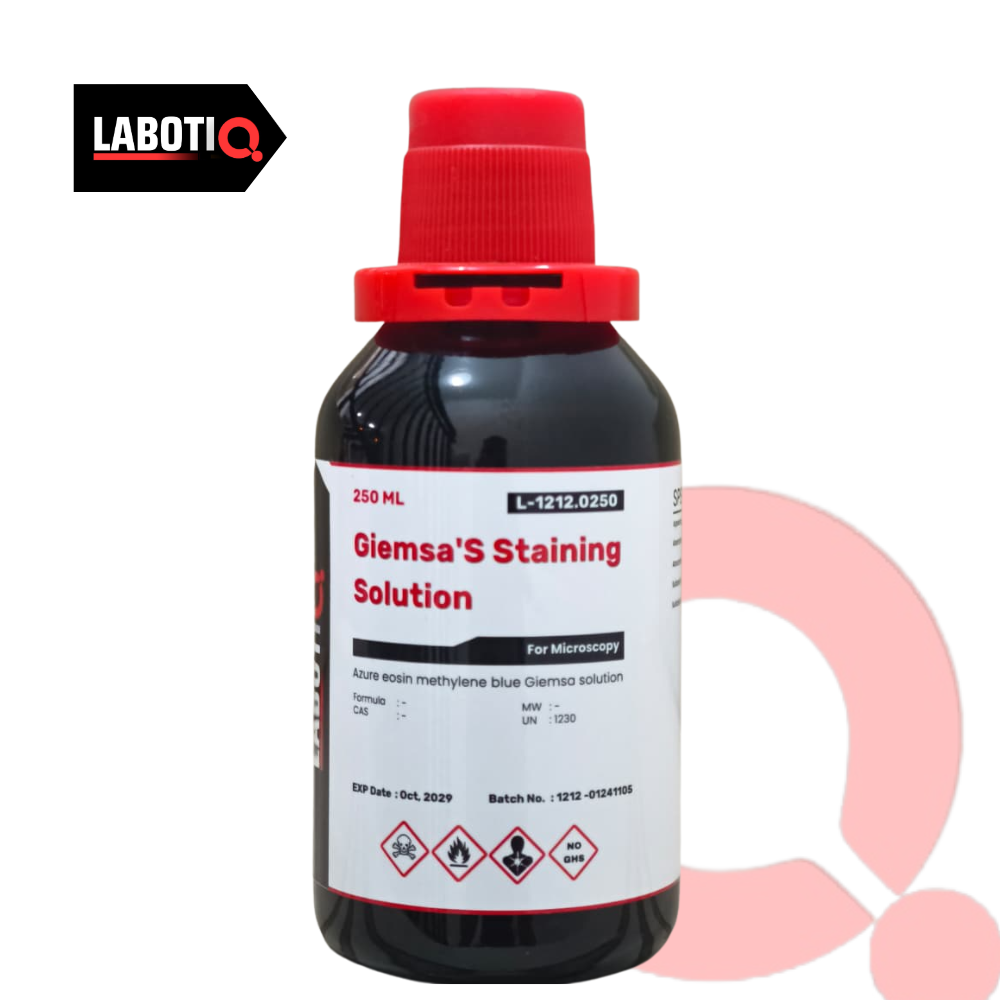 Giemsa’S Staining Solution For Microscopy 250 mL – LABOTIQ