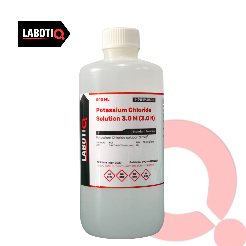 Potassium Chloride solution 3.0 M (3.0 N) 500 mL – LABOTIQ
